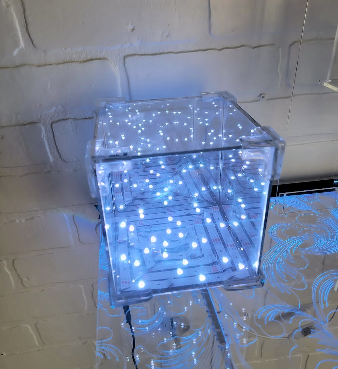 Night Lamp ,infinity Light Cube, Music Activate - Etsy