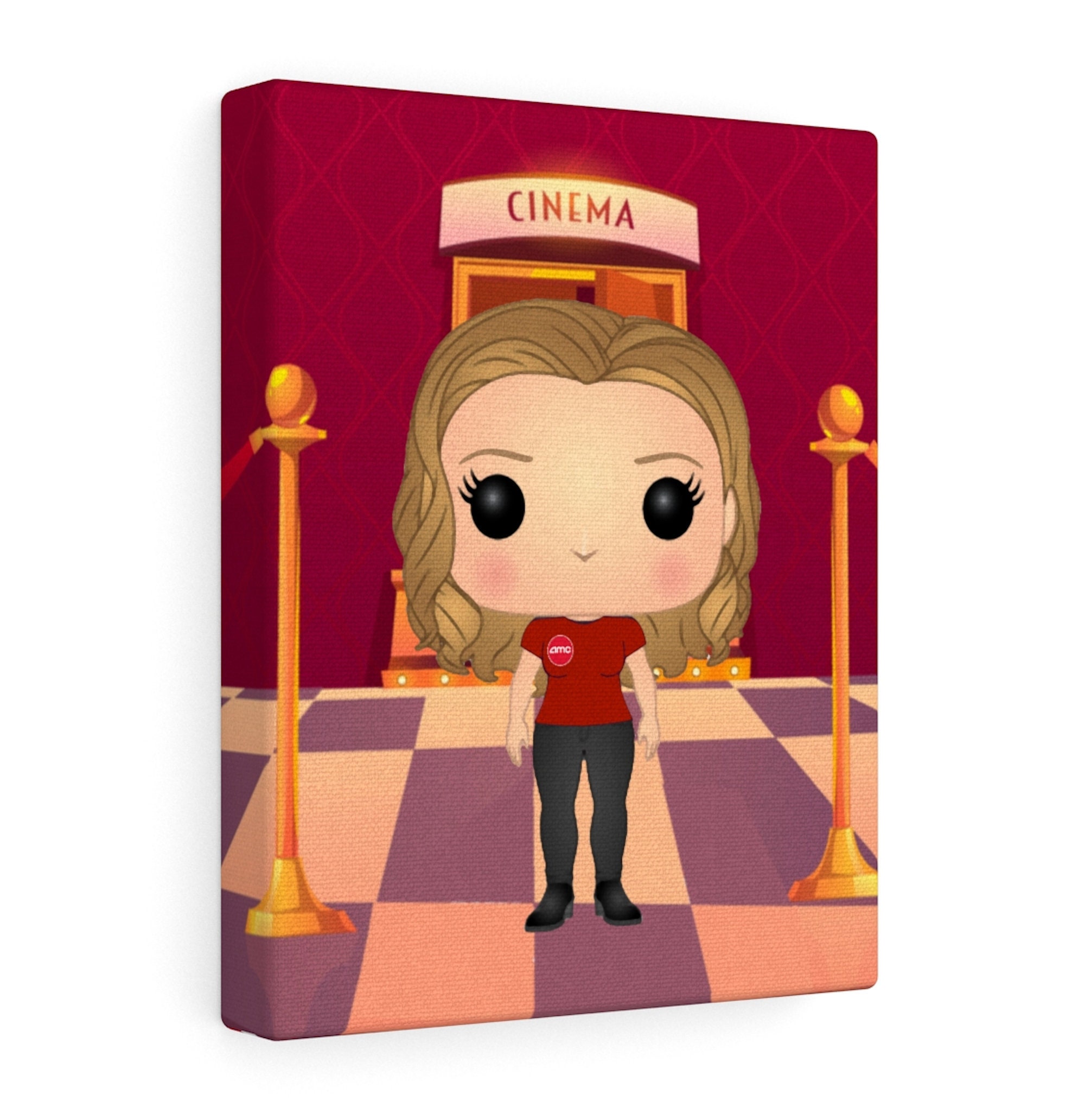 Custom Made Funko Pop Canvas With Family Friends or Pets - Etsy