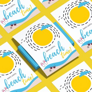 Printable Beach Vacation Countdown Instant Download Holiday Countdown ...