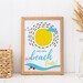 Printable Beach Vacation Countdown Instant Download Holiday Countdown ...