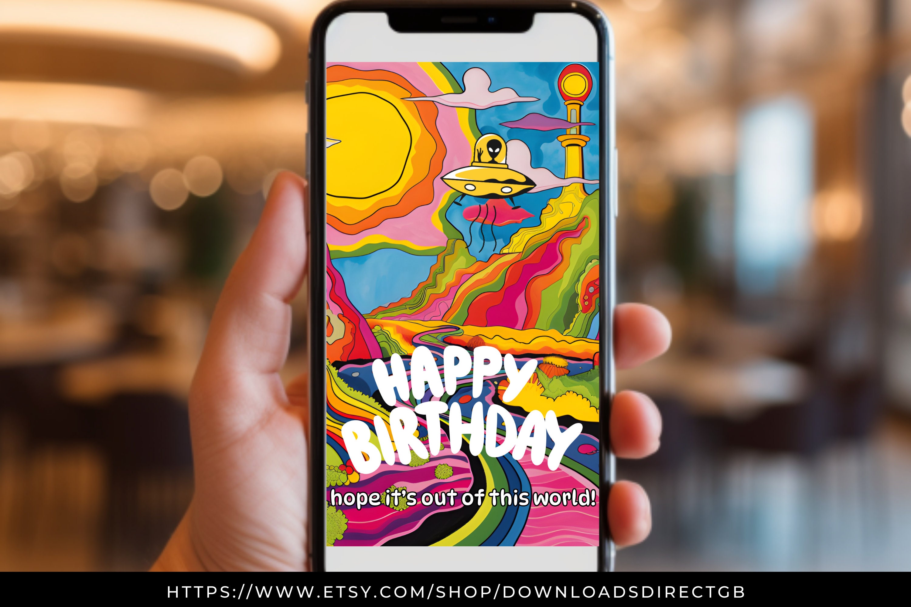 HAPPY BIRTHDAY CARD, Animated Ecard, Musical Ecard, Alien Ecard, Ufo ...