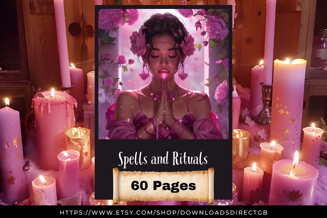 SPELLS AND RITUALS, 60 Printable Grimoire Pages, Witchcraft Bundle ...