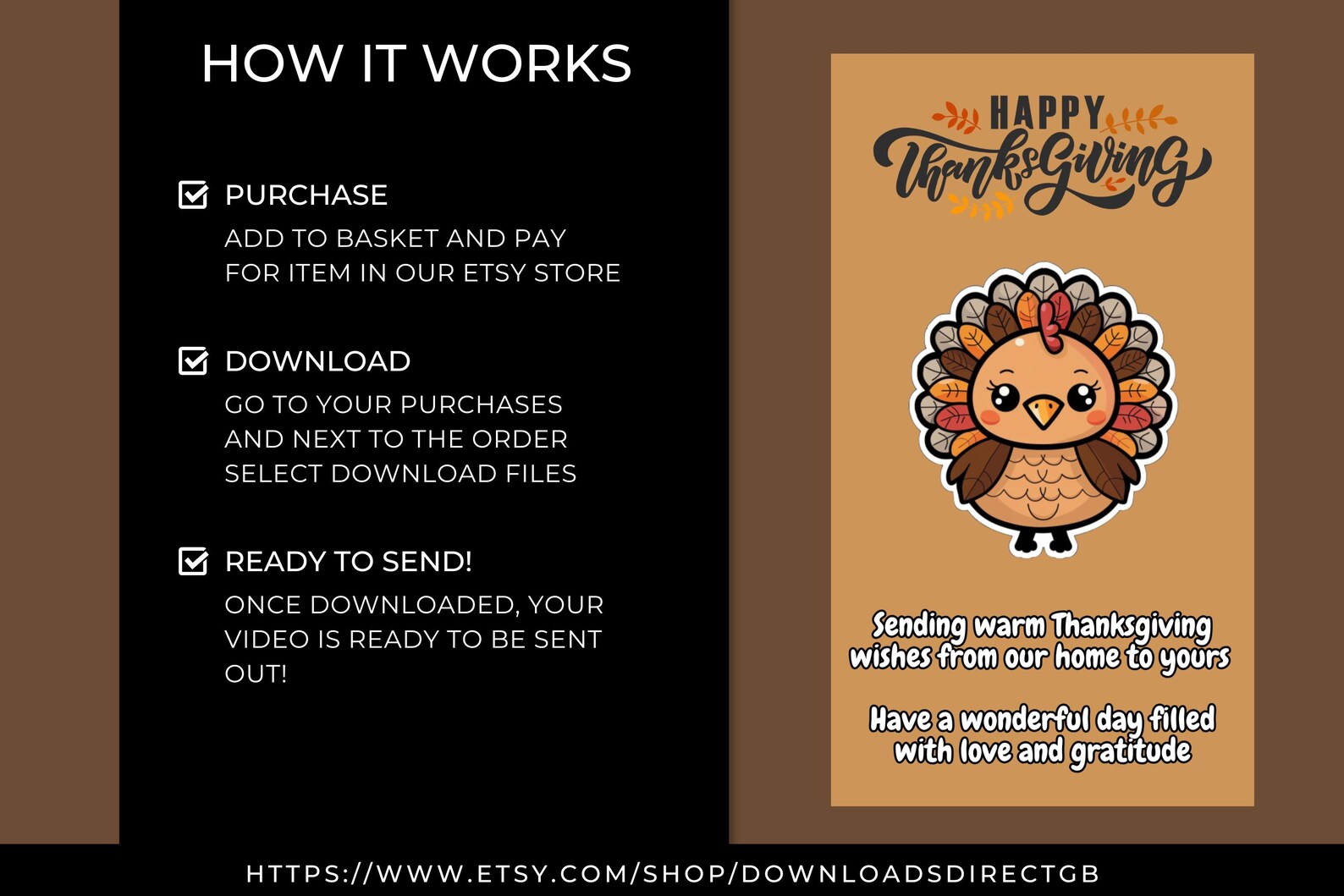 ANIMATED THANKSGIVING CARD, Musical Happy Thanksgiving Greeting ...