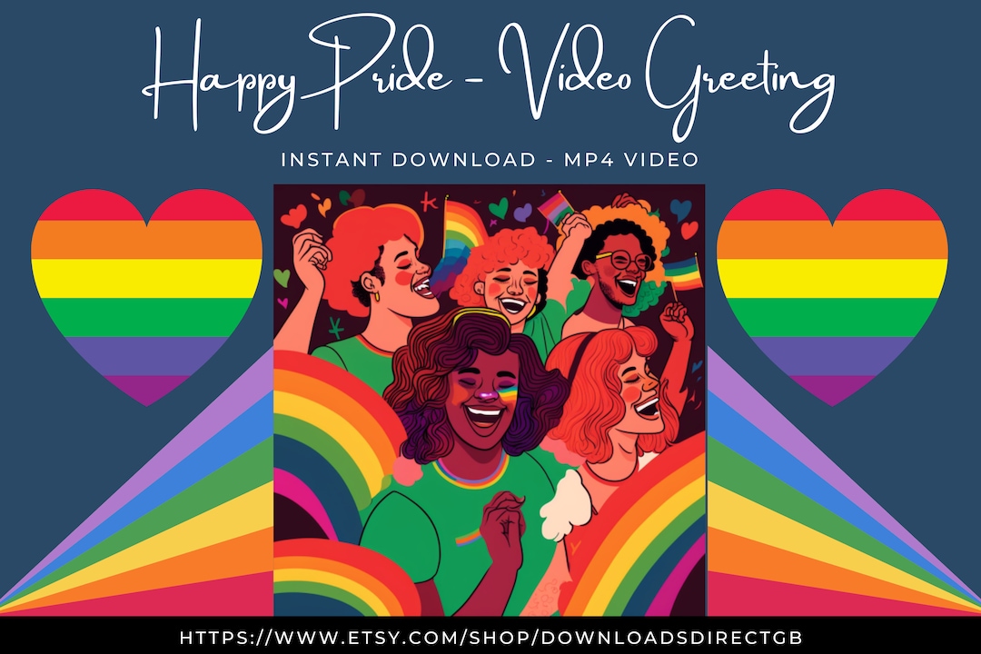 ANIMATED GREETINGS CARD, Pride Month Celebrations E-card, Mobile Phone ...