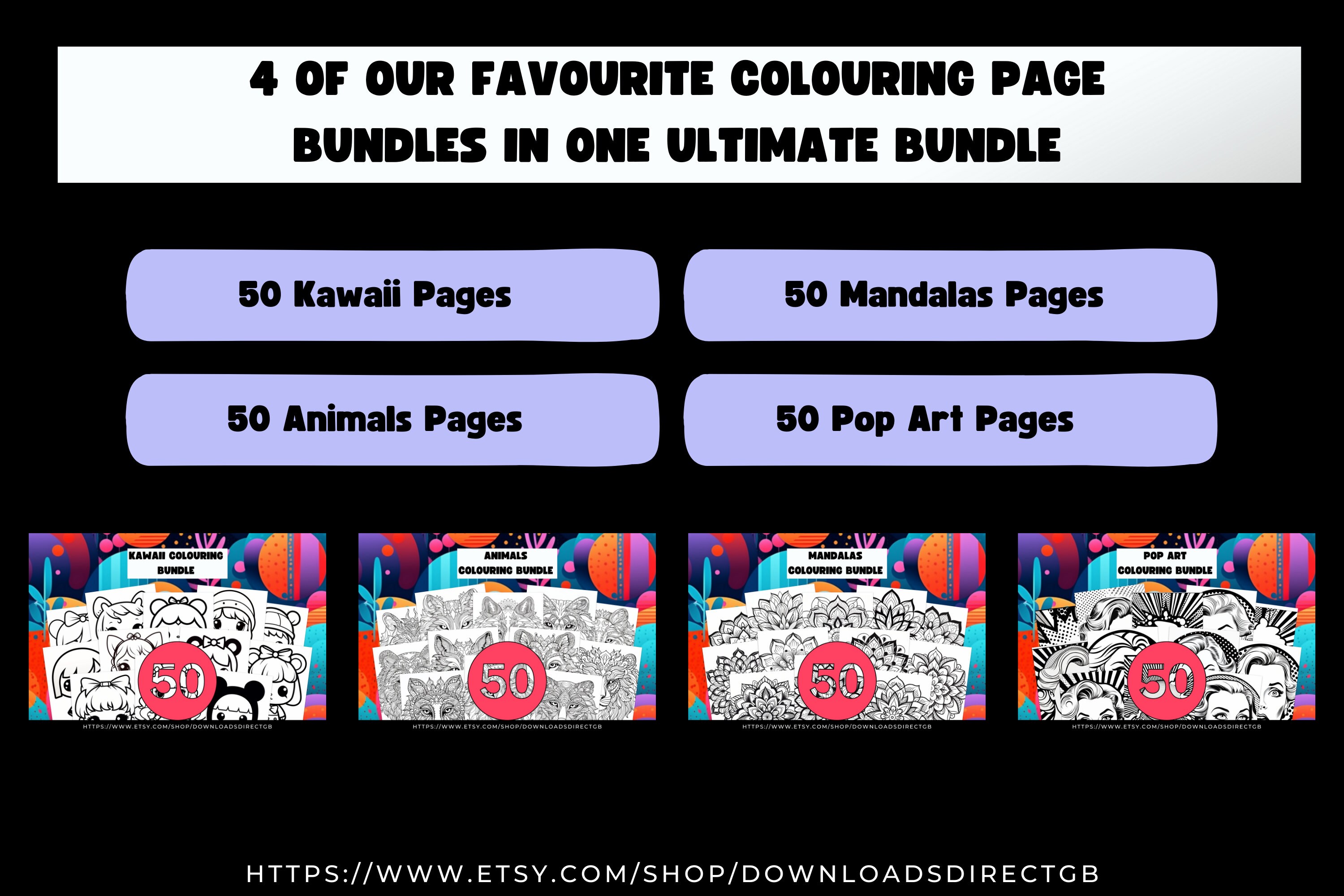 ULTIMATE COLOURING BUNDLE, Adult Coloring Book, Adult Colouring Pages ...