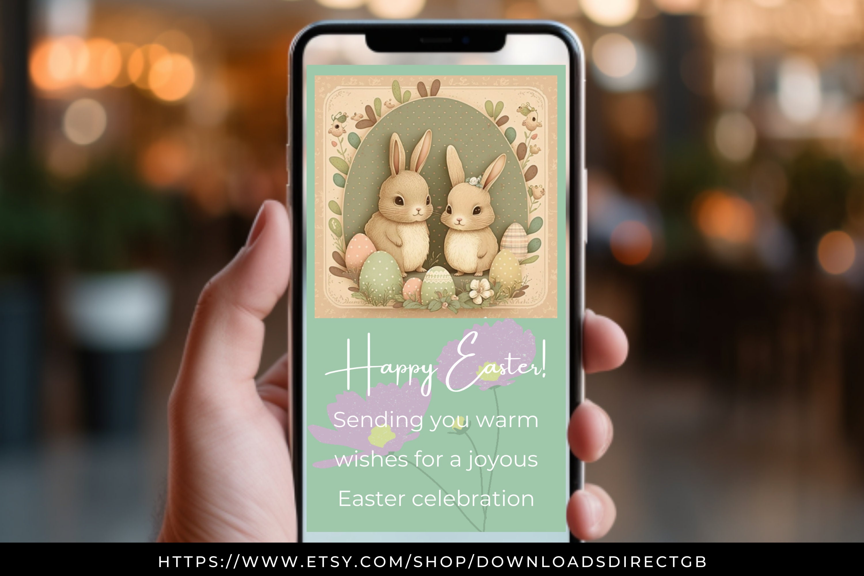 ANIMATED GREETINGS CARD, Cute Easter Digital Video, Unique Musical ...