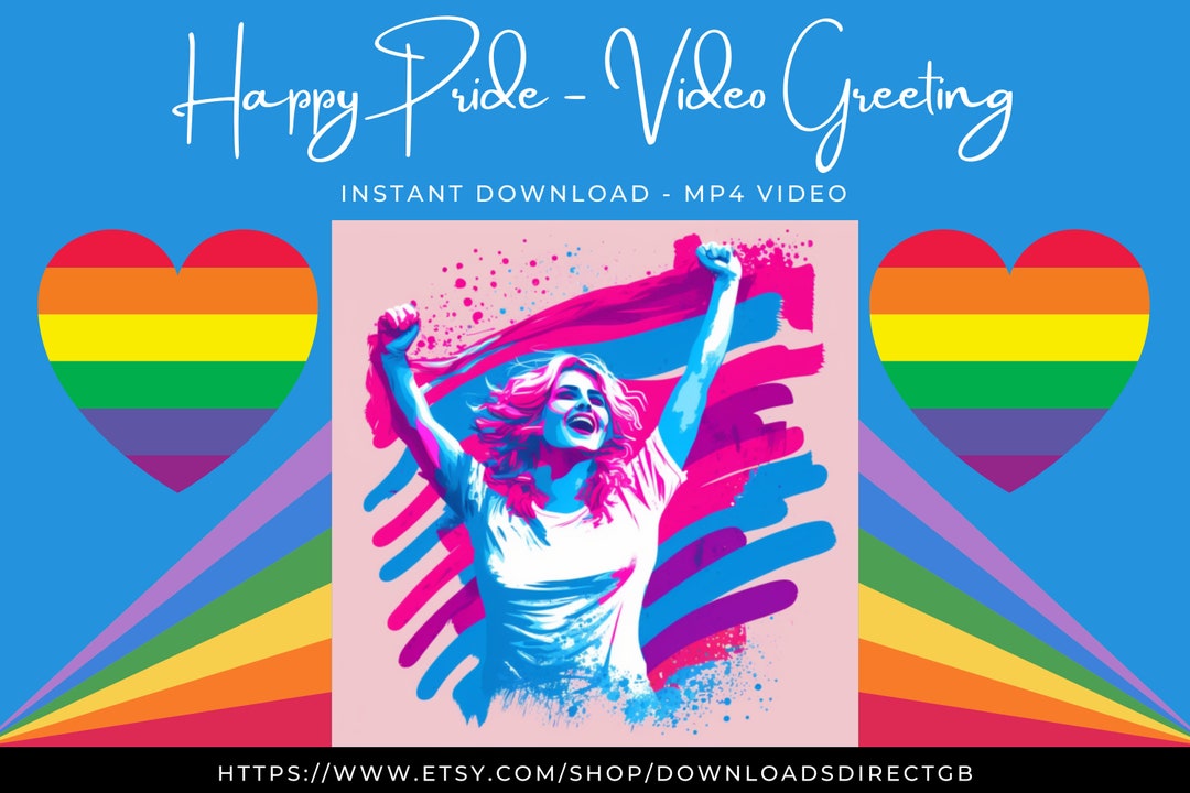 ANIMATED GREETINGS CARD, Pride Month Celebrations E-card, Mobile Phone ...
