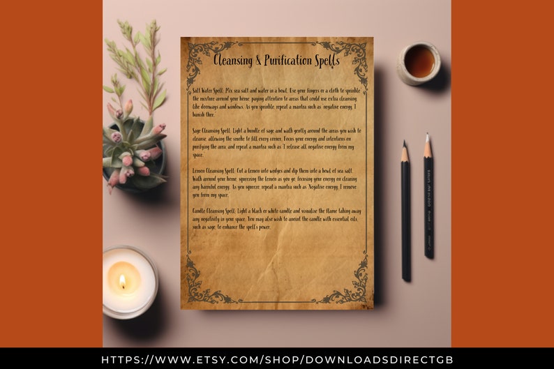 GRIMOIRE PRINTABLE PDF, 500 Printable Grimoire Pages, Witchcraft Bundle ...