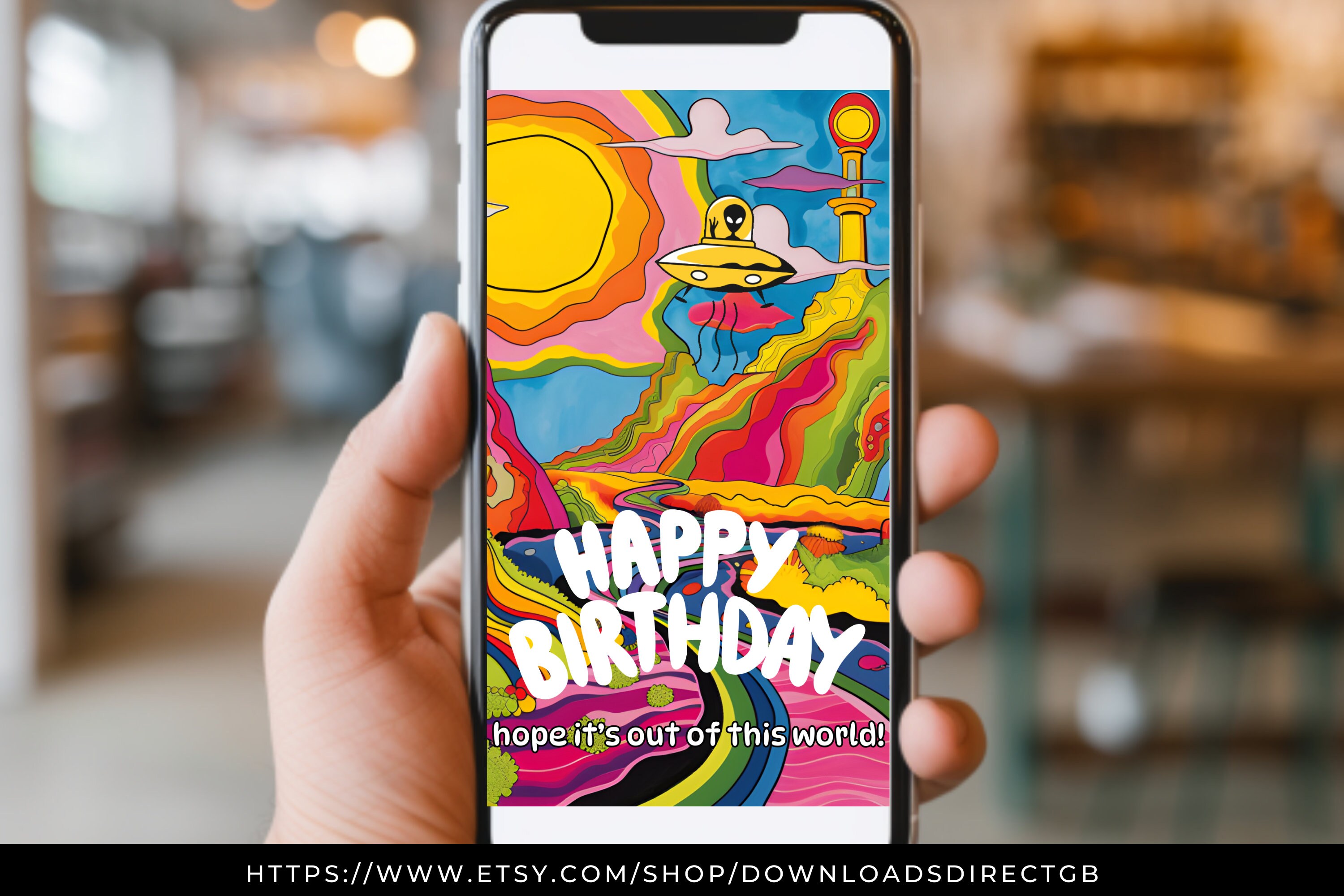 HAPPY BIRTHDAY CARD, Animated Ecard, Musical Ecard, Alien Ecard, Ufo ...