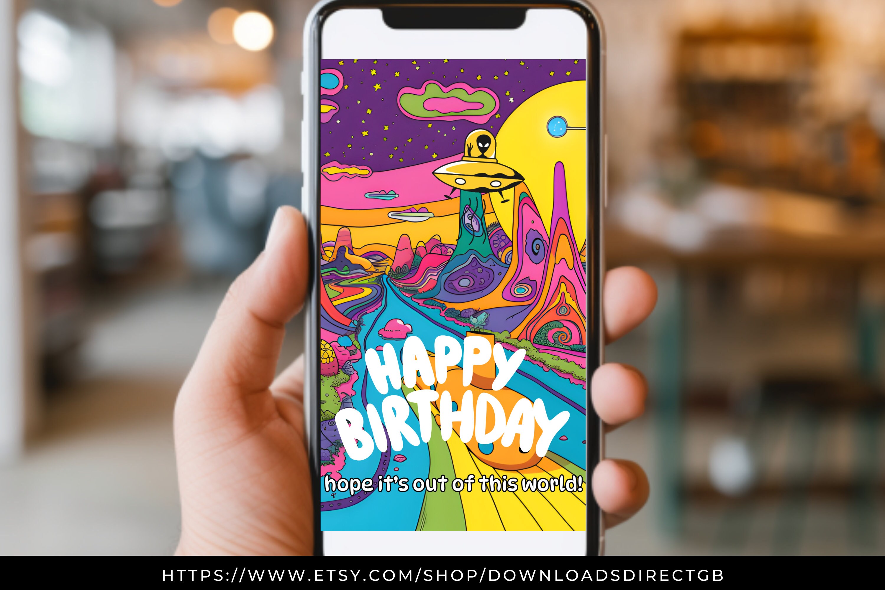 HAPPY BIRTHDAY CARD, Animated Ecard, Musical Ecard, Alien Ecard, Ufo ...