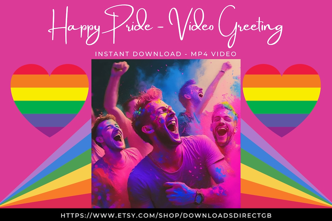 ANIMATED GREETINGS CARD, Pride Month Celebrations E-card, Mobile Phone ...