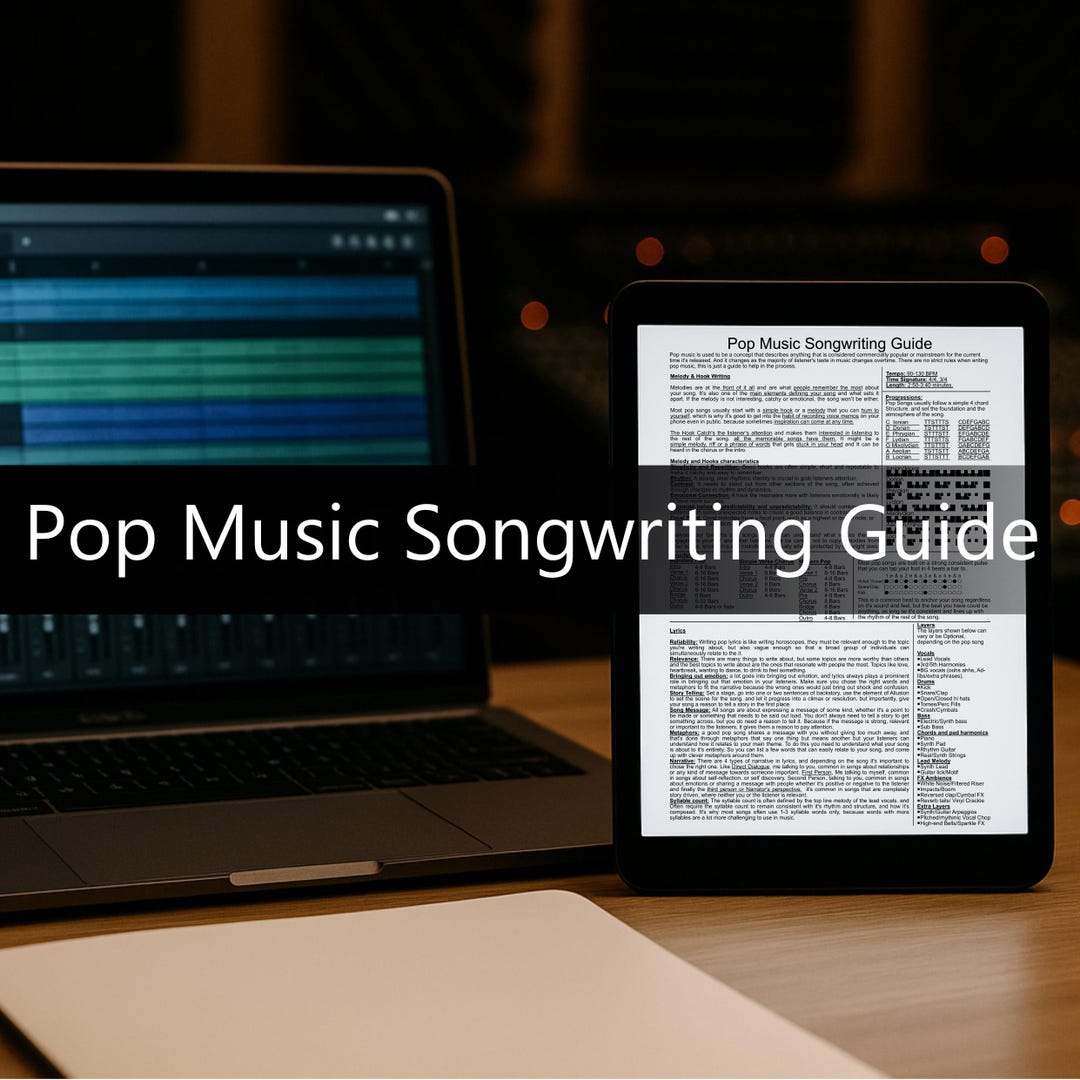 Learn How to Write & Play Pop Music – Complete Beginner-to-pro Guide - Etsy