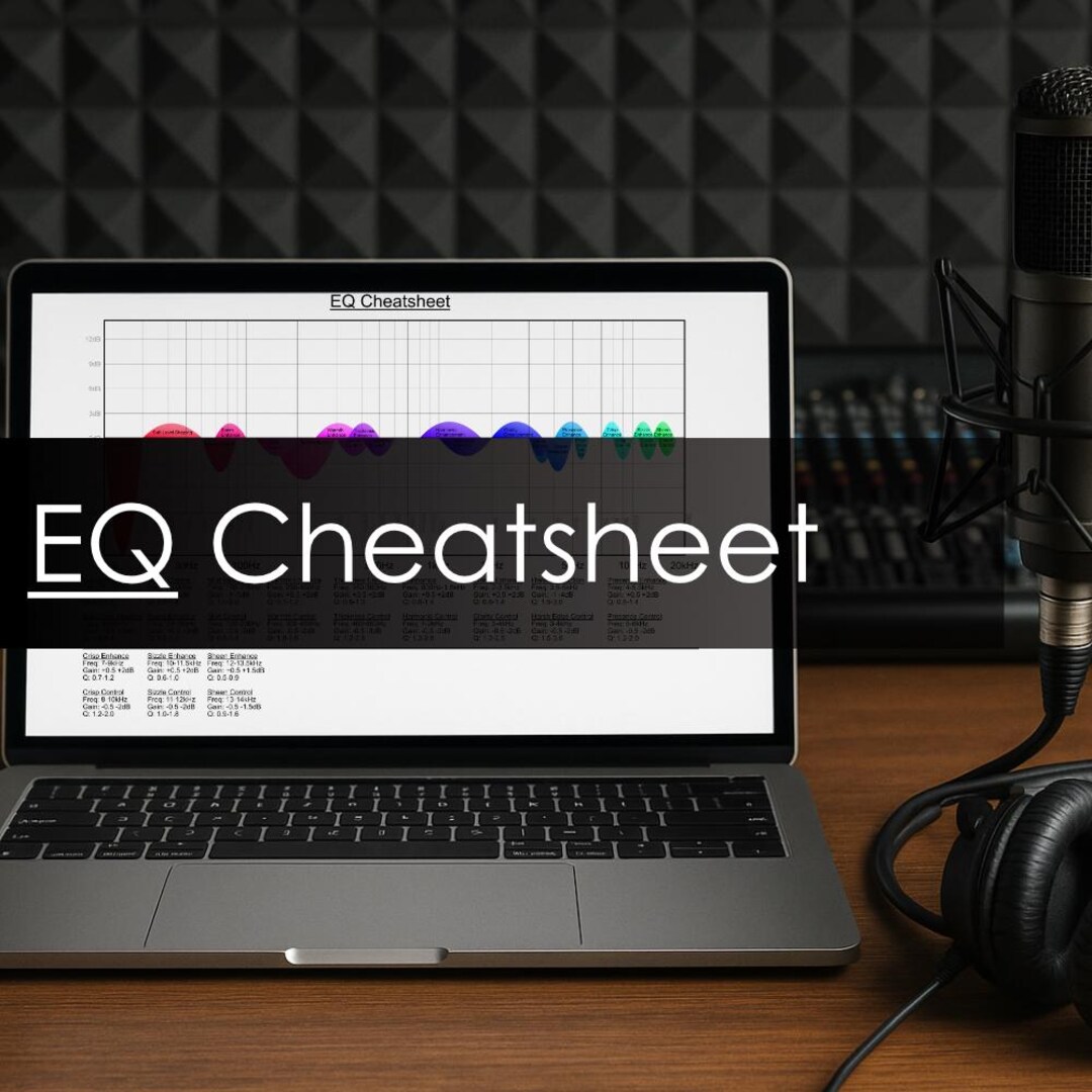 EQ Mixing Cheat Sheet: Music Production Frequencies Chart (PDF Download ...