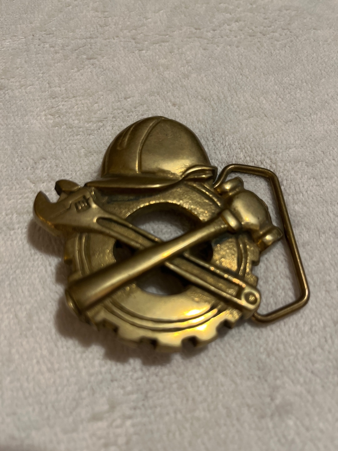 Vintage Construction / Tool Belt Buckle - Etsy