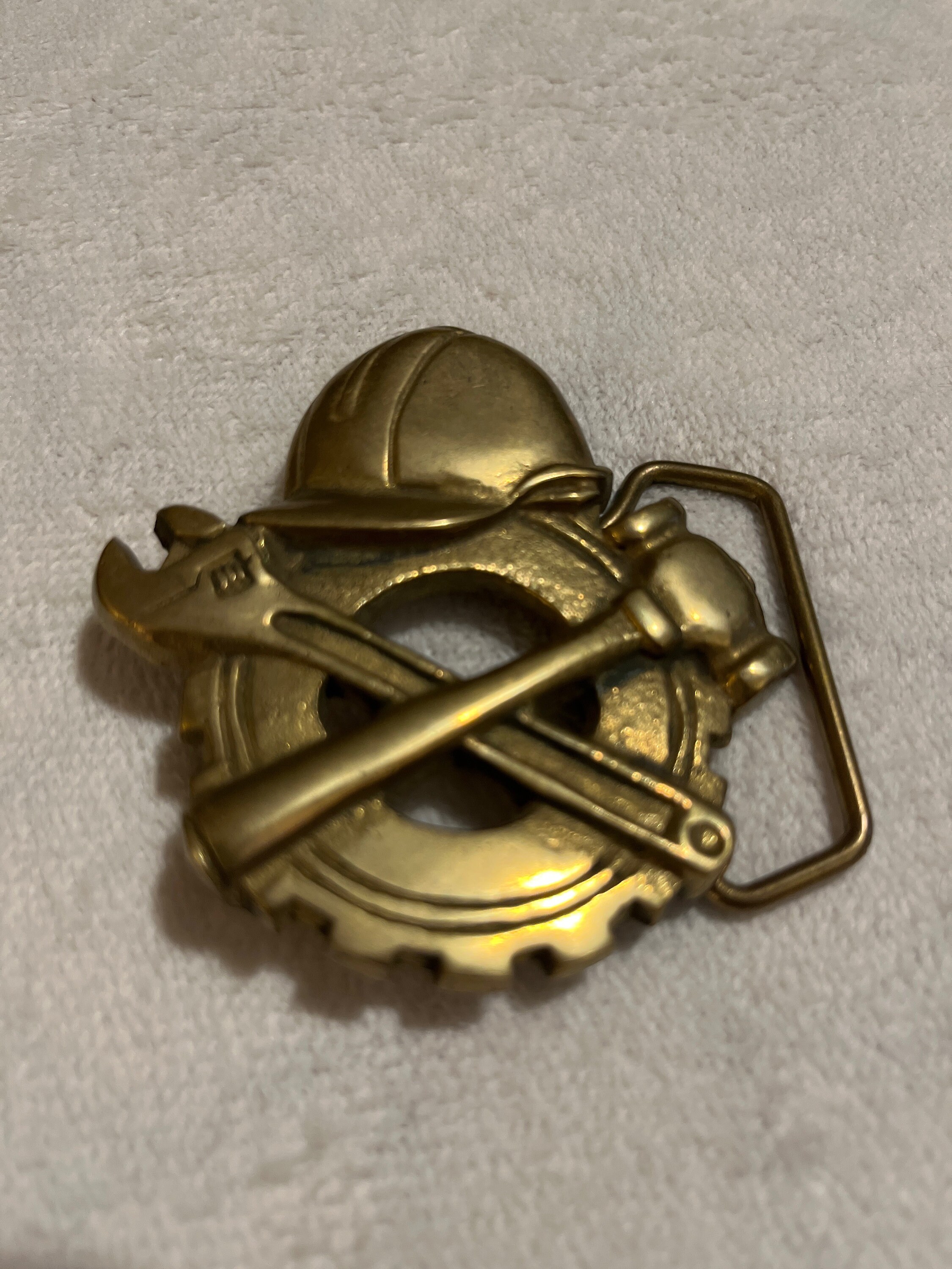 Vintage Construction / Tool Belt Buckle - Etsy