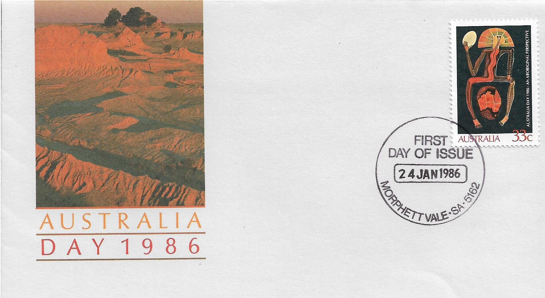 First Day Cover, 1986 Australia Day. 1 X 33c - Etsy