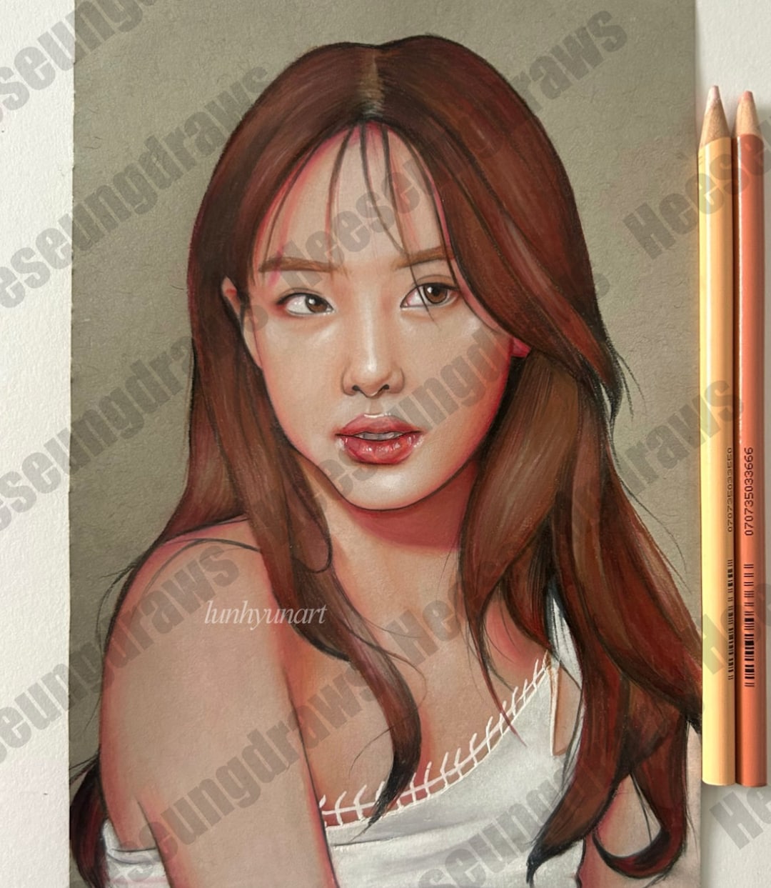 Nayeon Twice Drawing Print A5 - Etsy