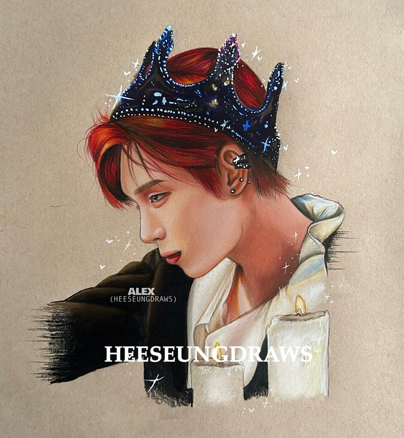 Enhypen Sunoo Drawing Print A5 - Etsy