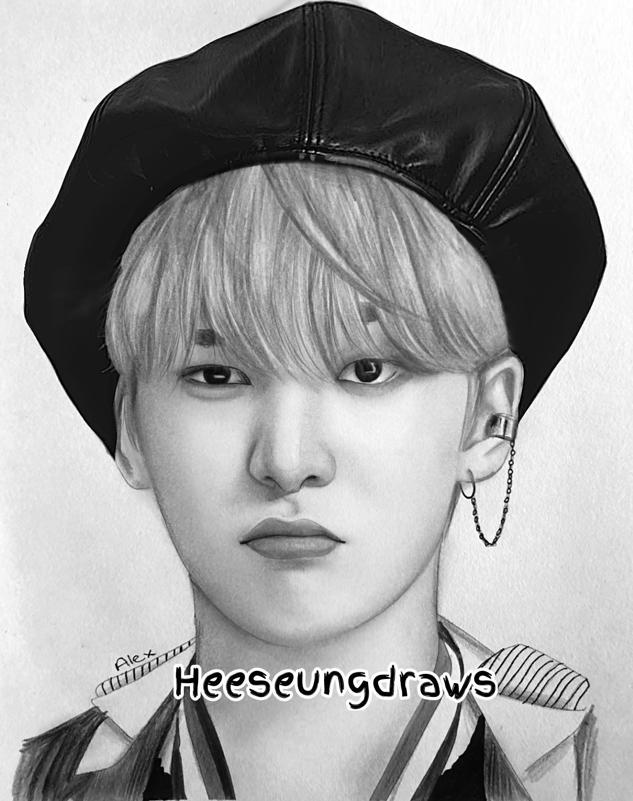 Ateez Member Drawing Print (pick Member) A5 - Etsy