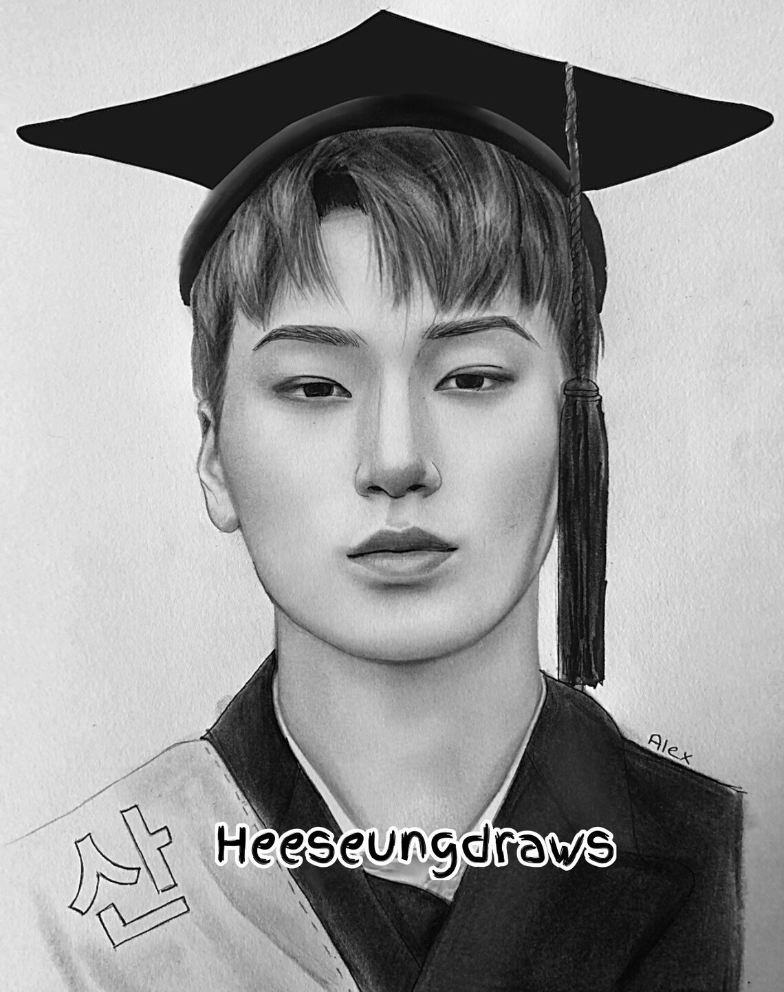 Ateez Member Drawing Print pick Member A5 - Etsy