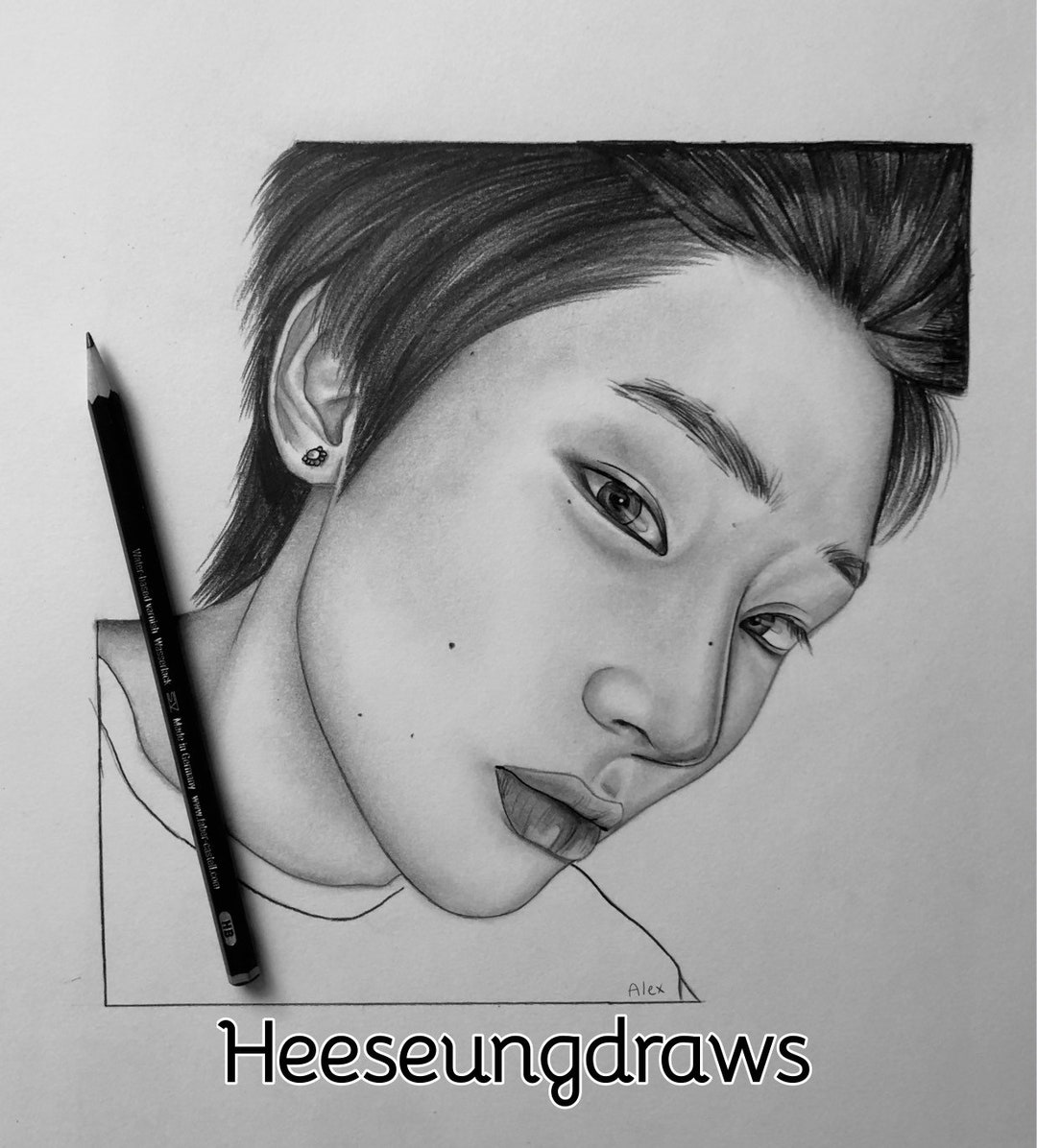 Enhypen Sunoo Drawing Print A5 - Etsy Australia