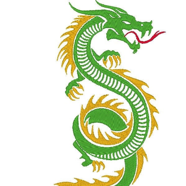 Dragon Embroidery - Etsy