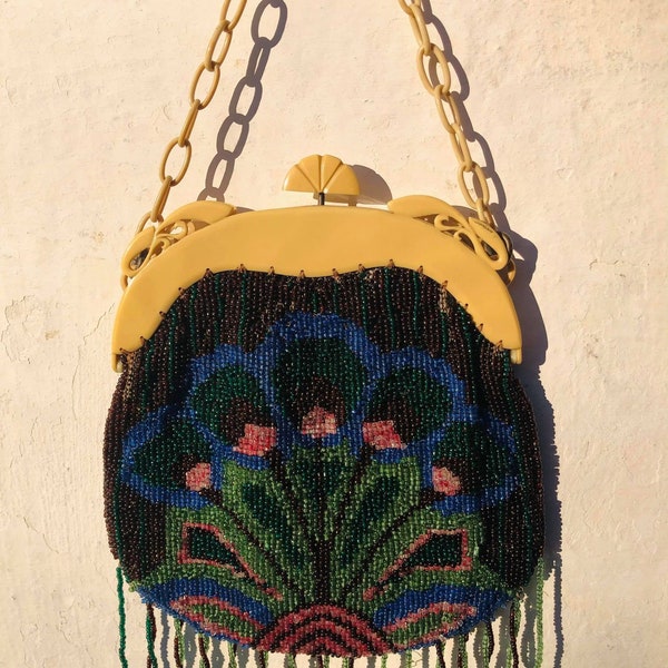 1920s Beaded Purse - Etsy