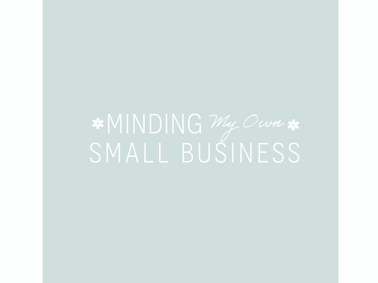 Minding My Own Small Business SVG - Etsy