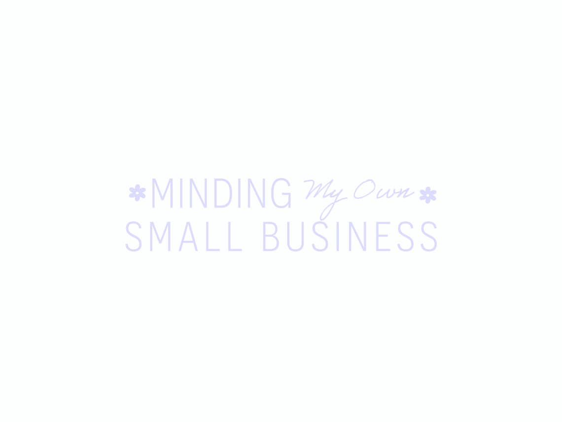 Minding My Own Small Business SVG - Etsy