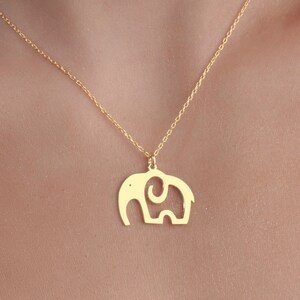 Cute Elephant Charm, 925 Elephant Pendant,elephant Necklace, Cute ...