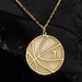 Basketball Jewelry With Number, Silver Basketball Necklace, Basketball ...