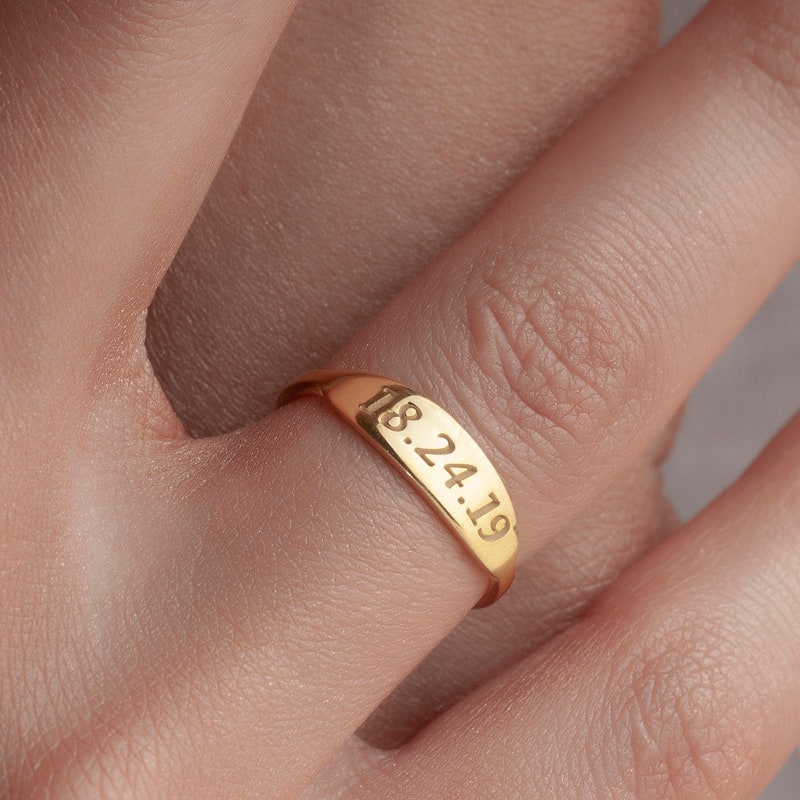 Date Ring - Etsy