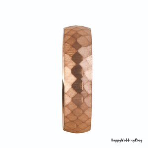 Women’s and Men's Wedding Ring, Pattern Wedding Band, Embossed Ring ...