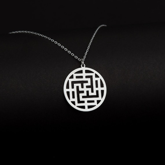 Buddhist Swastika Jewelry Buddhist Symbol Necklace in - Etsy