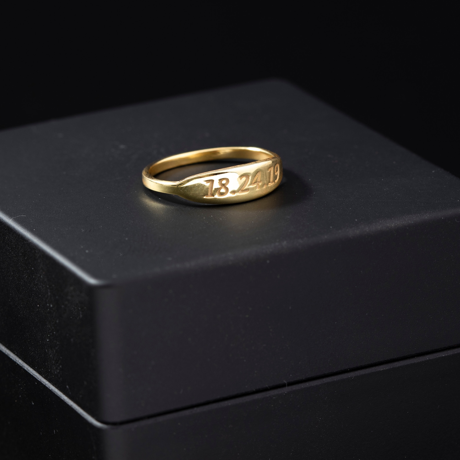 Date Ring, Wedding Date Ring, Anniversary Date Ring, Birthdate Ring ...