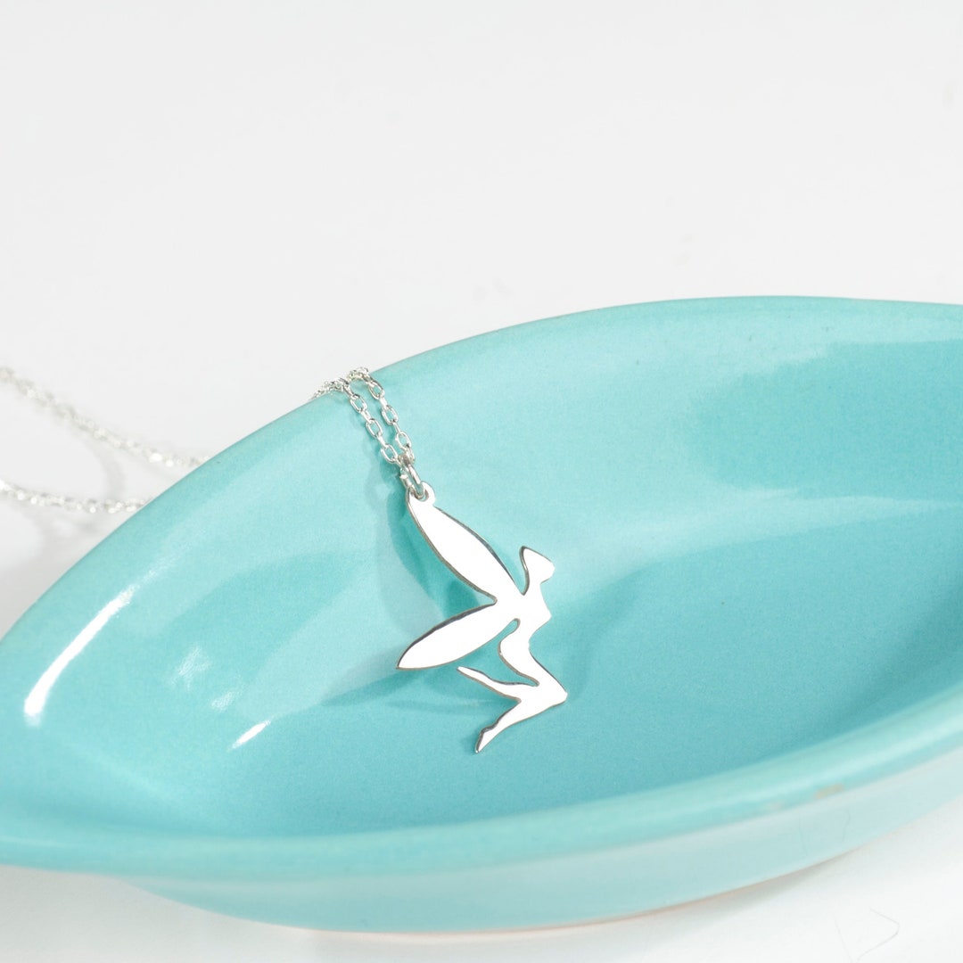 Tinkerbell Necklace, Fairy Pendant, Disney Necklace, Fairy Charm ...