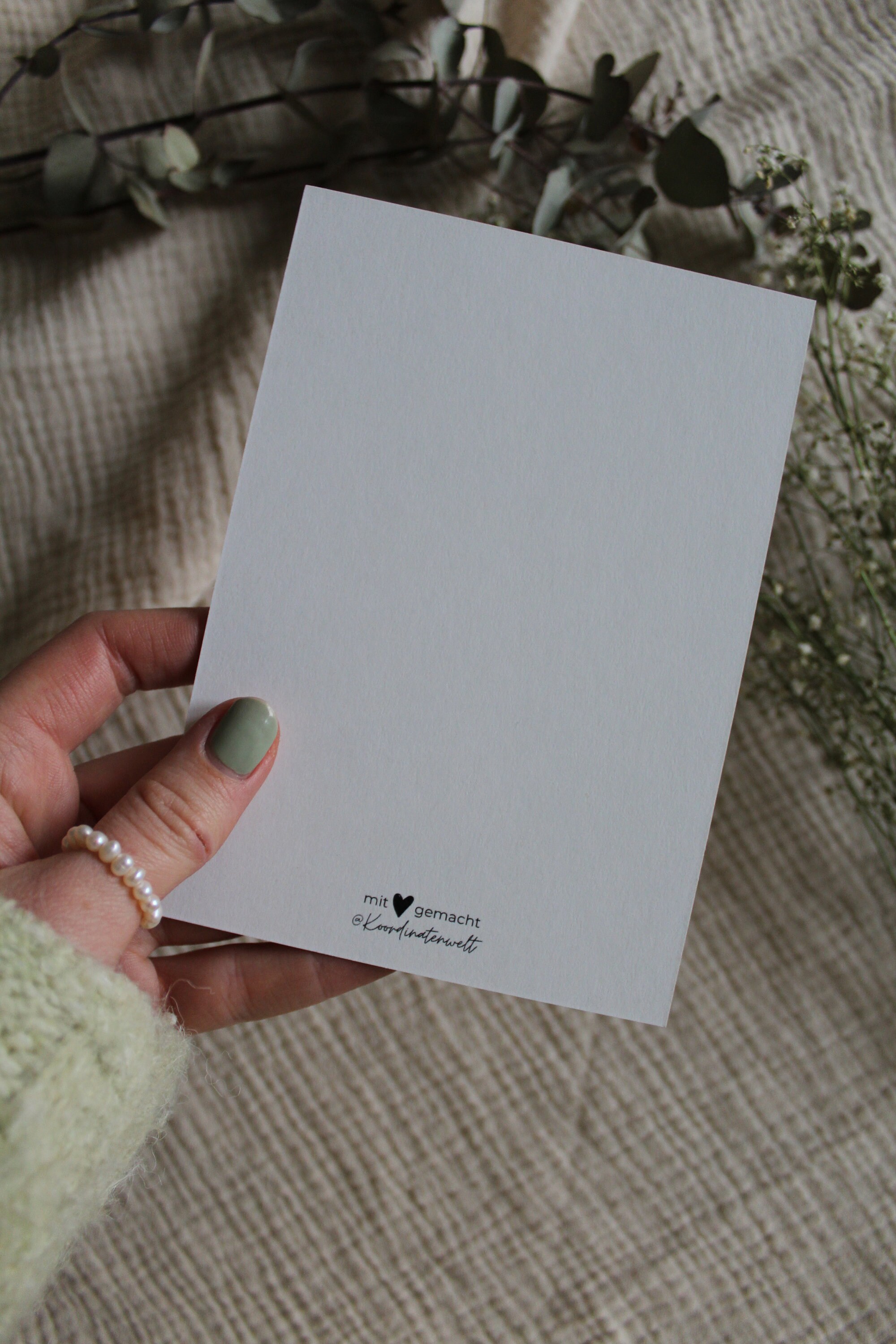 Postkarte "Relax"; Karte Aquarell; Geschenk; Grußkarte; Selbstfürsorge ...