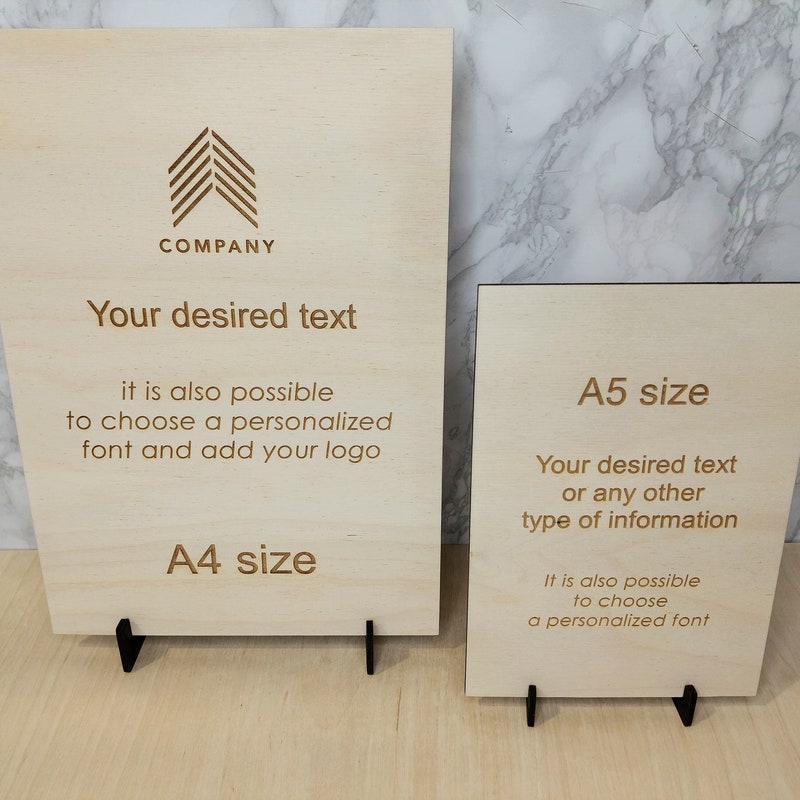 Wooden Table Signs - Etsy