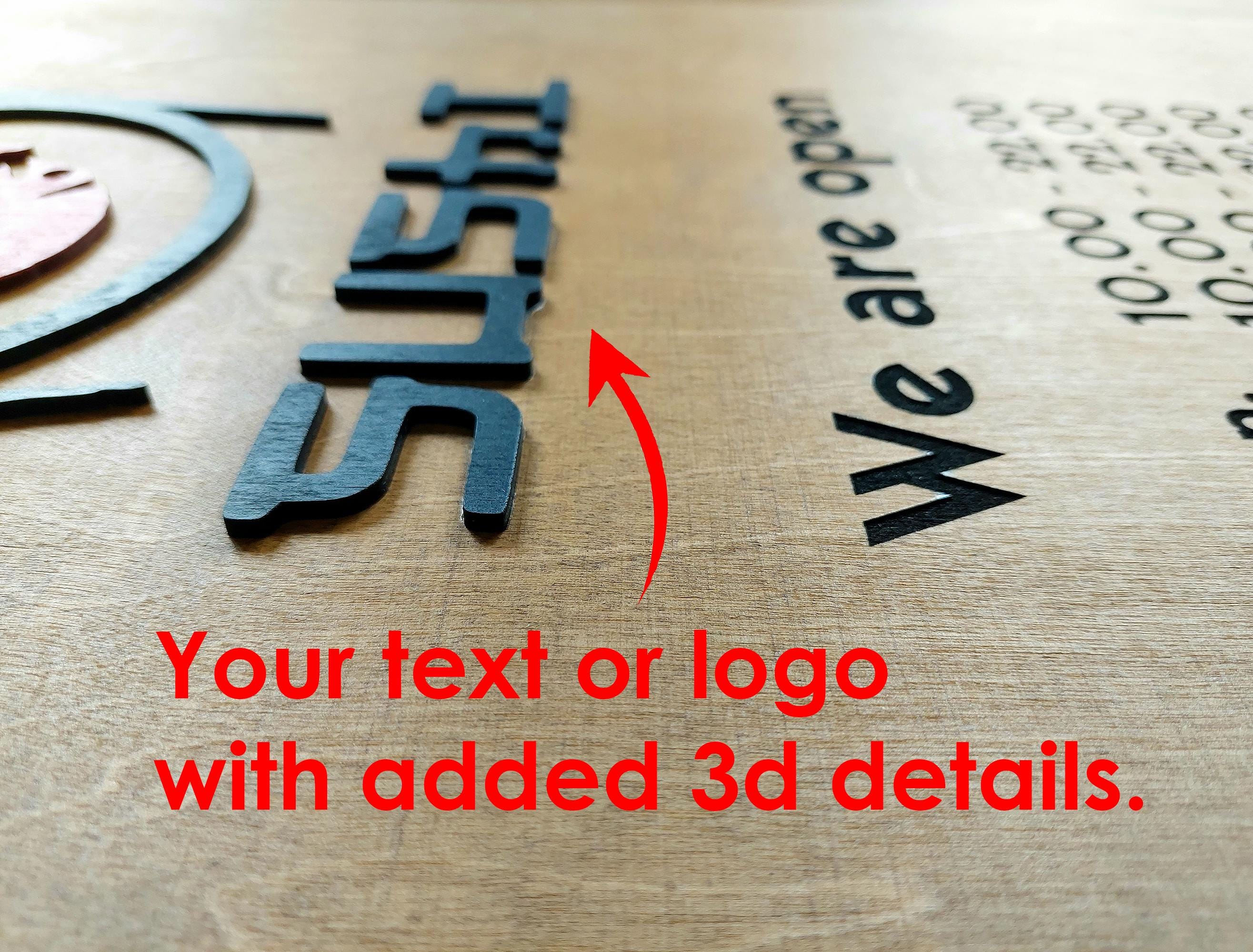 A-frame Sidewalk Sign, Wooden Business Sign , Large QR Code Sign for ...