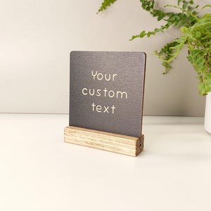 Small Custom Wooden Sign | Personalized Home Decor | Engraved Wood ...