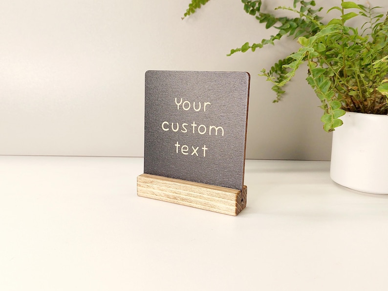 Small Custom Wooden Sign | Personalized Home Decor | Engraved Wood ...