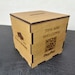 Personalized Wooden QR Code Tipping Box, Custom Made Money Box, Charity ...