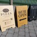 A-frame Sidewalk Sign: Wooden Business Sign With QR Code - Etsy
