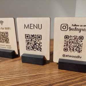 QR Code Contactless, Menu for Restaurants, Scan Qr Code Tags for ...