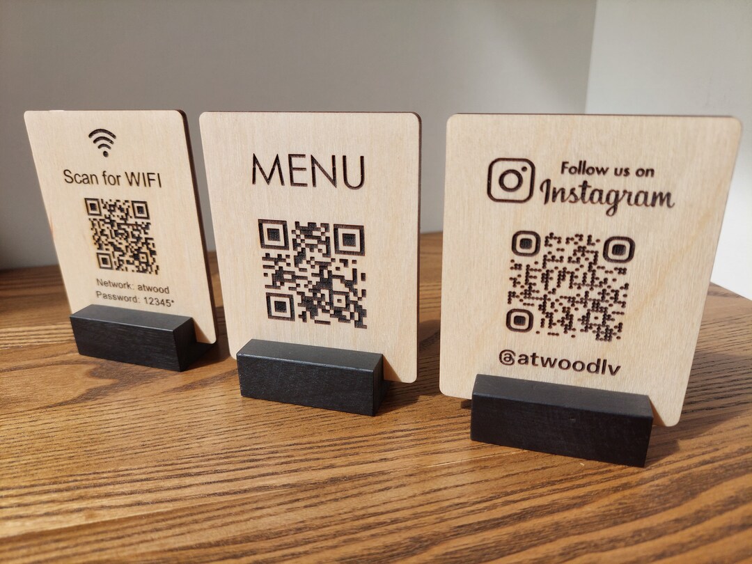 QR Code Contactless, Menu for Restaurants, Scan Qr Code Tags for ...