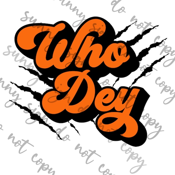 Who Dey Png - Etsy