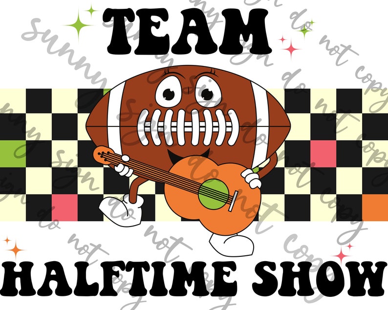 Team Halftime Show PNG Instant Download Football Super Bowl - Etsy