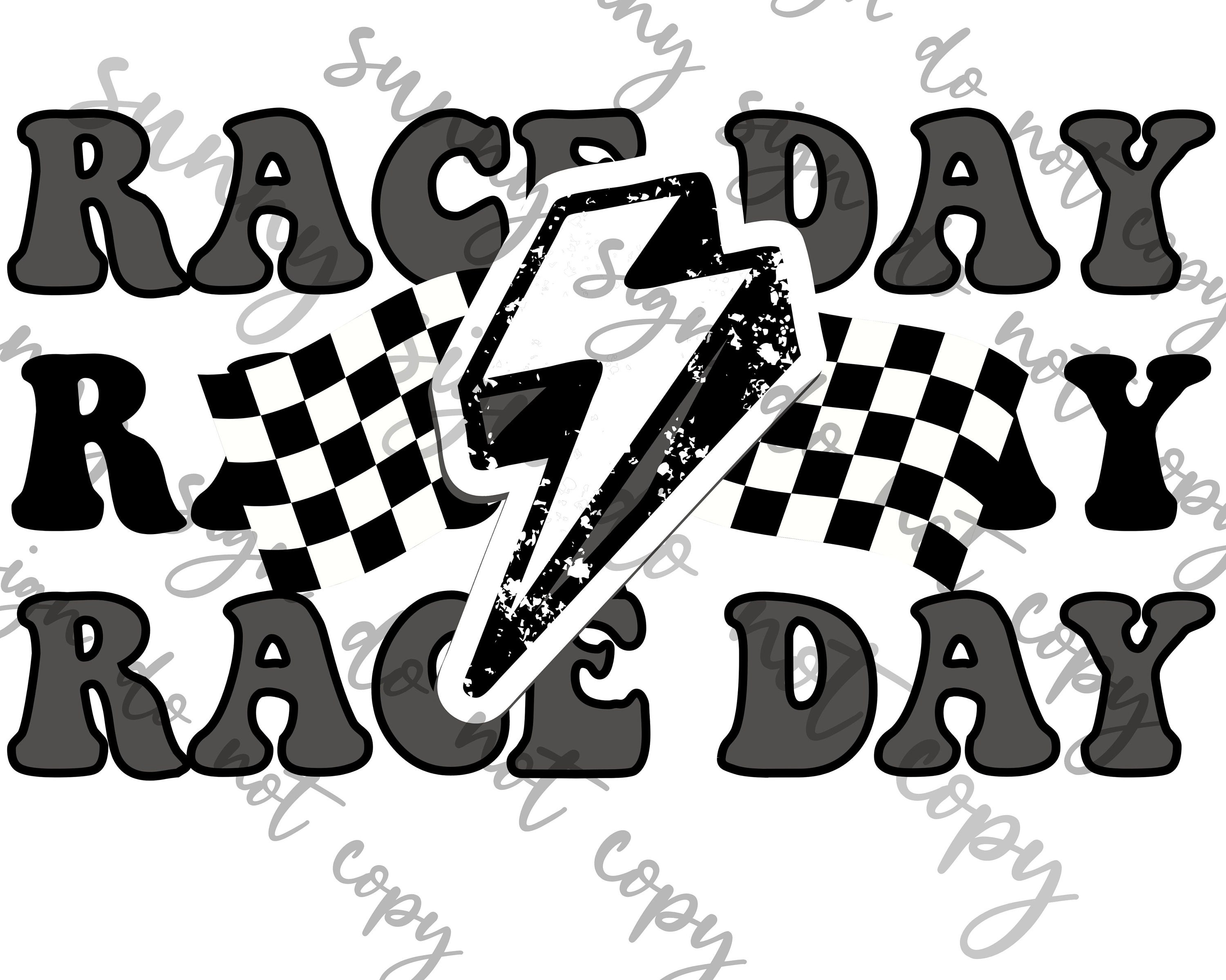 Race Day 2 PNG Instant Downloads Raing. Checkered Flag. - Etsy