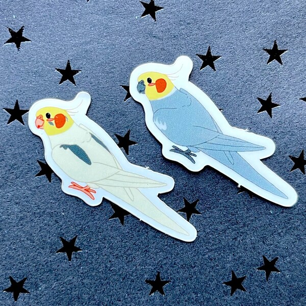 Cockatiel Stickers - Etsy