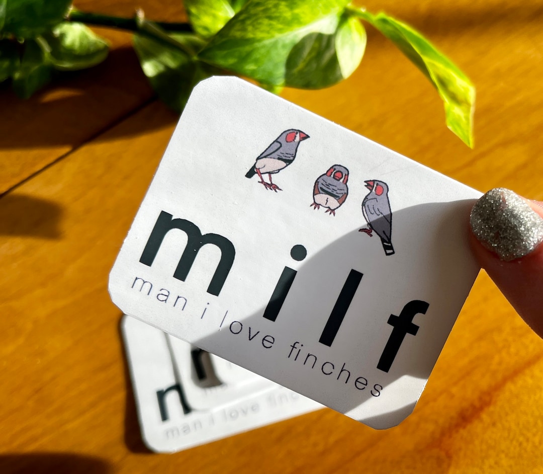 Man I Love Finches Matte Vinyl Stickers - Etsy